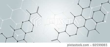 Vector background with connect hexagon design - Stock Illustration ...