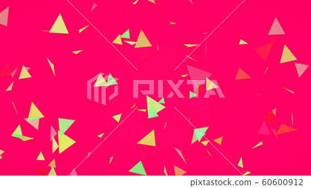 CG triangle Triangle confetti - Stock Illustration [60600912] - PIXTA