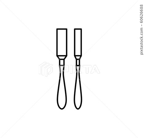 chisels outline icon. illustration for design...-插圖素材 [60626688] - PIXTA圖庫