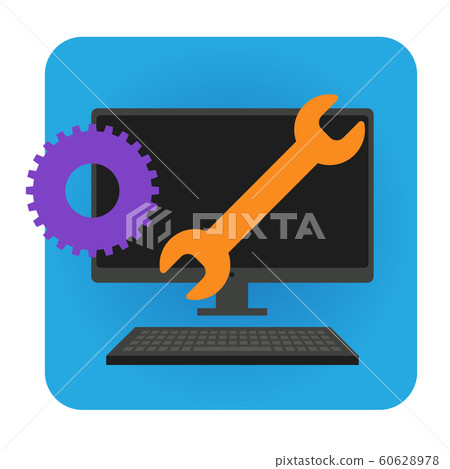 Security Maintenance Icon - Stock Illustration [60628978] - PIXTA
