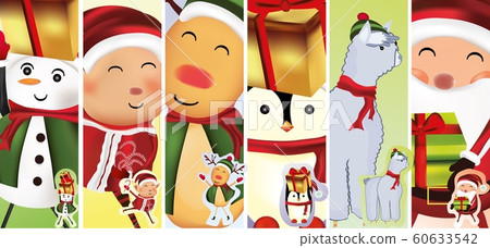 Collection Christmas characters. Christmas... - Stock Illustration ...