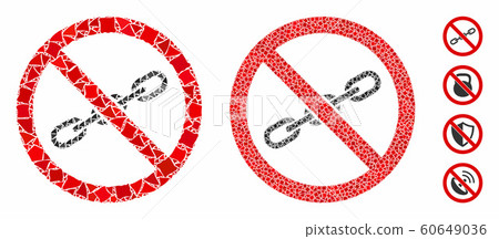 No chain Composition Icon of Unequal Parts - Stock Illustration ...