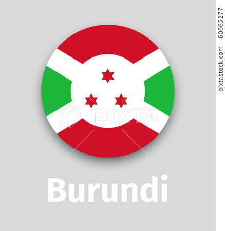 Burundi flag, round icon - Stock Illustration [60665277] - PIXTA