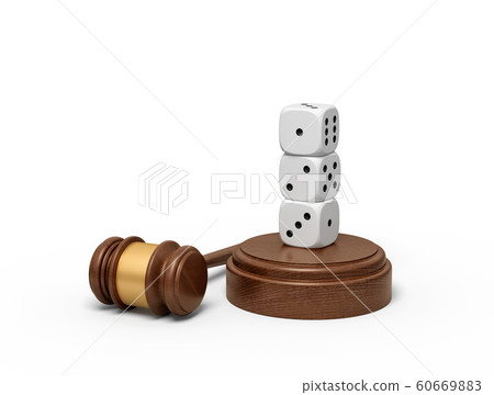 3d rendering of three white dice standing on...-插圖素材 [60669883] - PIXTA圖庫