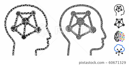 Human memory links Composition Icon of Unequal...-插圖素材 [60671329] - PIXTA圖庫