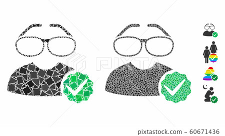 For clevers Composition Icon of Humpy Items - Stock Illustration ...