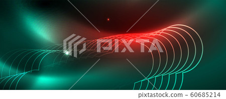 Shiny glowing design background, neon style... - Stock Illustration ...