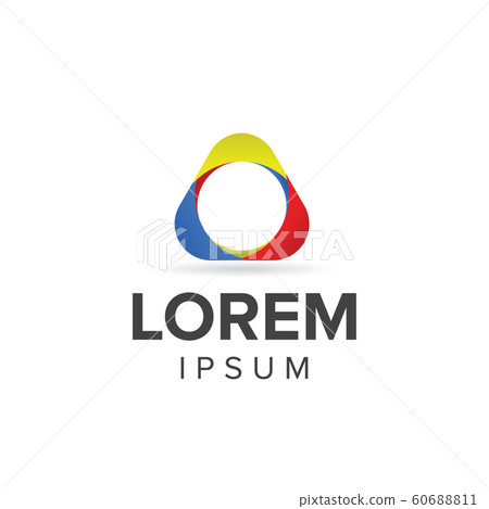 Creative Abstract logo concept design with... - Stock Illustration ...