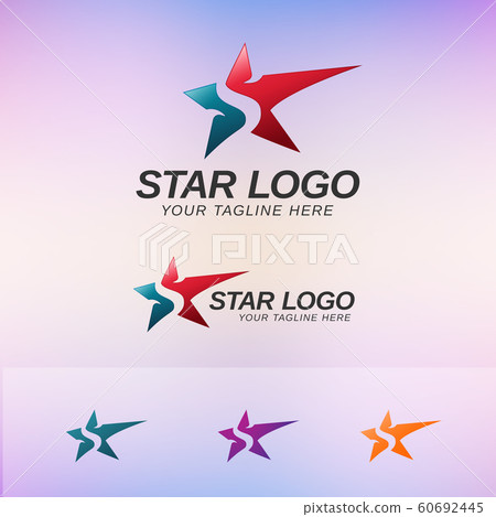 Star Logo concept.-插圖素材 [60692445] - PIXTA圖庫