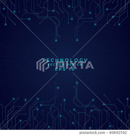 Modern technology line pattern art banner design-插圖素材 [60692592] - PIXTA圖庫
