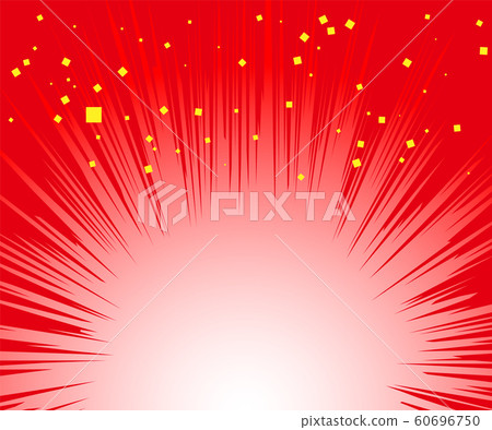 Red background Congratulations Rectangle size - Stock Illustration ...