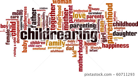 Childrearing word cloud - Stock Illustration [60711293] - PIXTA