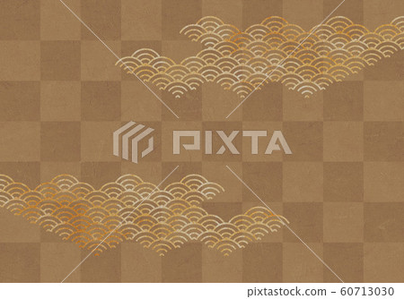 Background: Qinghai wave checkered pattern wave... - Stock Illustration ...