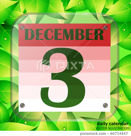 December 3 icon. Calendar date for planning... - Stock Illustration ...