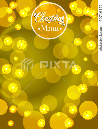 Bright Christmas background for menu design.... - Stock Illustration ...