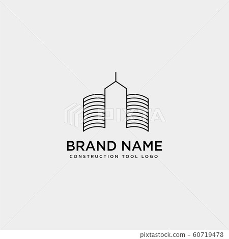 construction tools logo template vector - Stock Illustration [60719478 ...