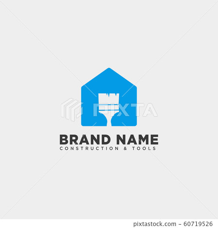 construction tools logo template vector - Stock Illustration [60719526 ...