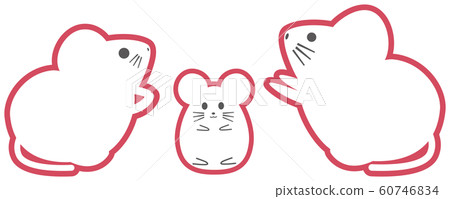 Mouse parent and child - Stock Illustration [60746834] - PIXTA