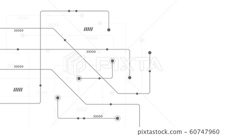 Abstract geometric connect lines and... - Stock Illustration [60747960 ...