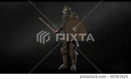 nordic viking 3d render illustration - Stock Illustration [60761624 ...