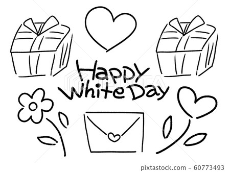 White Day White Day Set - Stock Illustration [60773493] - PIXTA