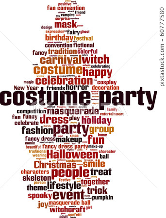 Costume party word cloud - Stock Illustration [60777580] - PIXTA