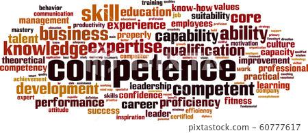 Competence word cloud concept. Vector illustration-插圖素材 [60777617 ...