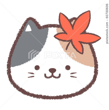 Icon maple calico cat - Stock Illustration [60780606] - PIXTA