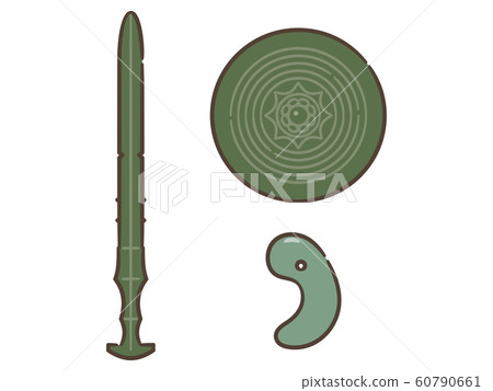 Three sacred treasures - Stock Illustration [60790661] - PIXTA