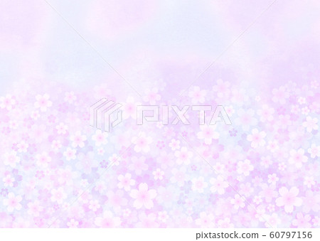 Background material_Sakura - Stock Illustration [60797156] - PIXTA