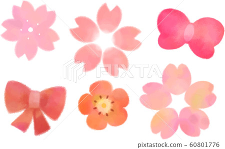 Sakura ribbon - Stock Illustration [60801776] - PIXTA