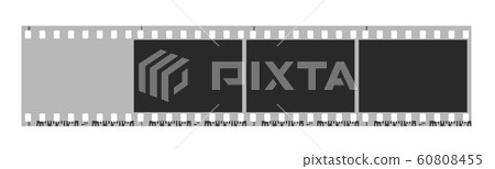 Four photo camera blank frames. Camera roll - Stock Illustration ...