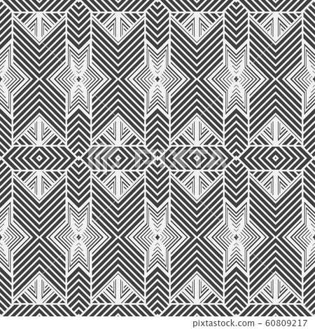 Seamless geometric vector pattern. - Stock Illustration [60809217] - PIXTA