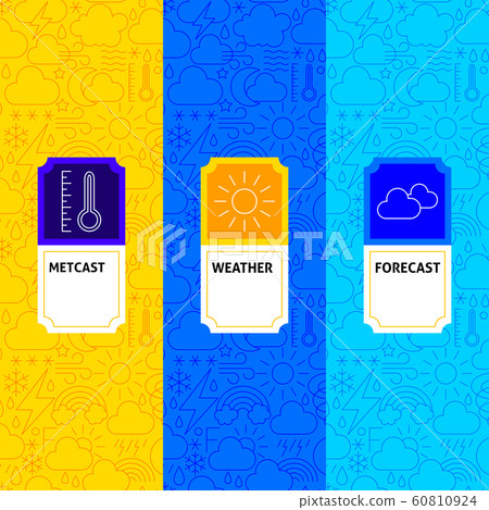 Line Weather Package Labels - Stock Illustration [60810924] - PIXTA