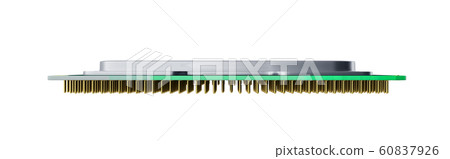 Central Computer Processors CPU High resolution 3d - Stock Illustration ...