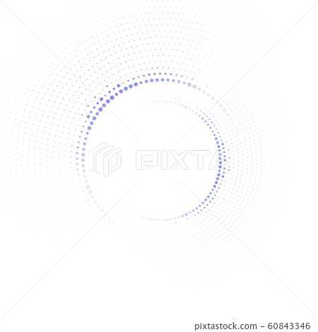 Technology circle with dots. Vector illustration - Stock Illustration ...