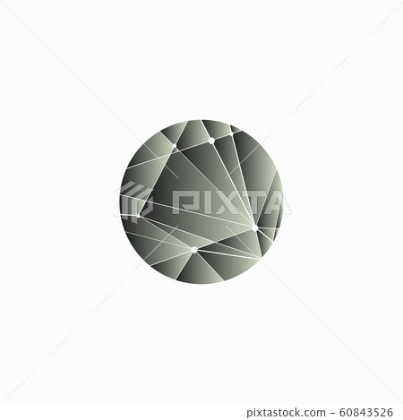 Abstract geometric round composition. Vector... - Stock Illustration ...