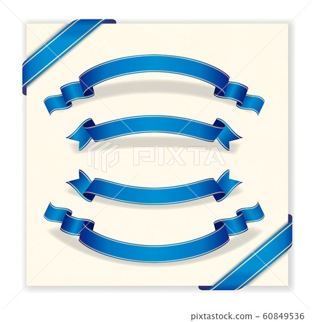 Ribbon material set headline title - Stock Illustration [60849536] - PIXTA