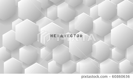 hexagon abstract vector background. - Stock Illustration [60860636] - PIXTA