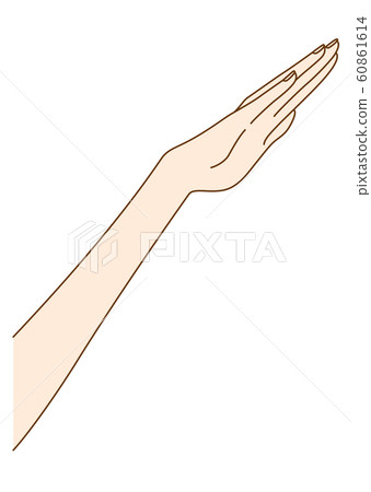 Hand of woman saluting - Stock Illustration [60861614] - PIXTA
