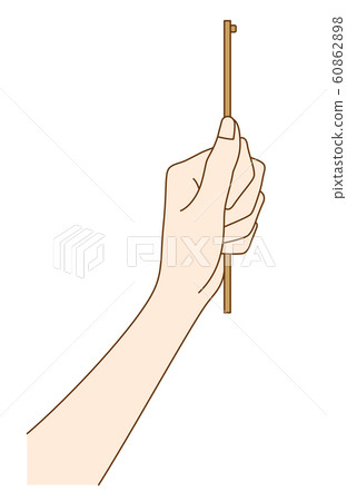 Woman holding a measuring stick - Stock Illustration [60862898] - PIXTA