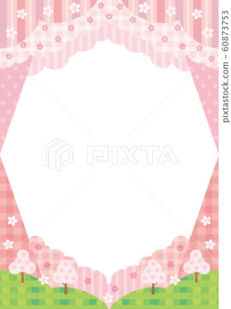 Spring background frame material 2-4 - Stock Illustration [60873753 ...