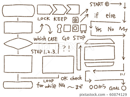 Hand drawn wind flow diagram various - Stock Illustration [60874129 ...