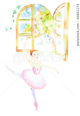Ballerina window - Stock Illustration [60881274] - PIXTA