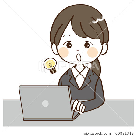 Office work / flash - Stock Illustration [60881312] - PIXTA