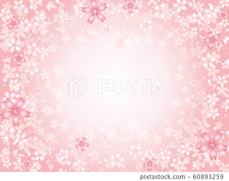 Cherry tree frame - Stock Illustration [60893259] - PIXTA