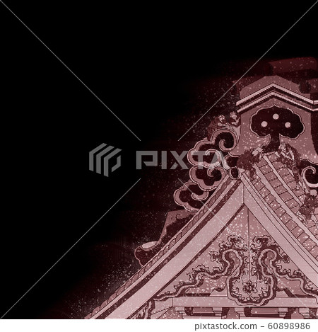 Ukiyo-e Building Hologram - Stock Illustration [60898986] - PIXTA