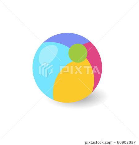 Children four color ball vector icon isolated - Stock Illustration ...