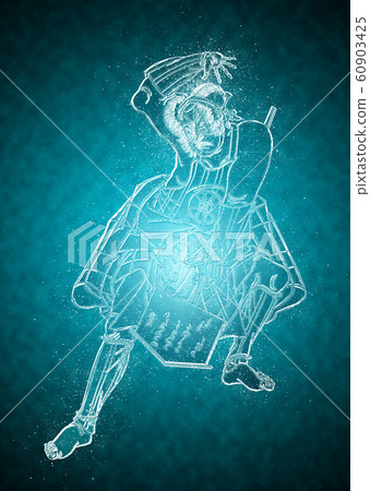 Ukiyo-e Kabuki actor 40 ice version - Stock Illustration [60903425] - PIXTA