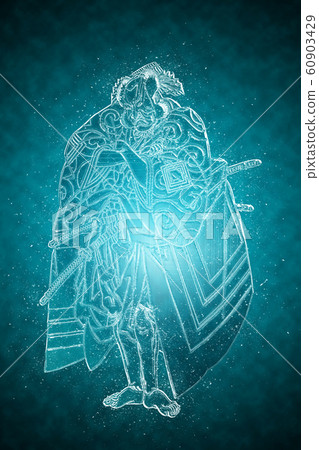 Ukiyo-e Kabuki actor 48 ice version - Stock Illustration [60903429] - PIXTA